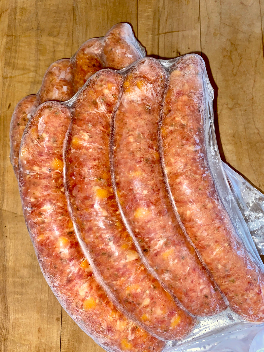 Pork Brats w/pepper &onion – Lakota Ranch Farm Store